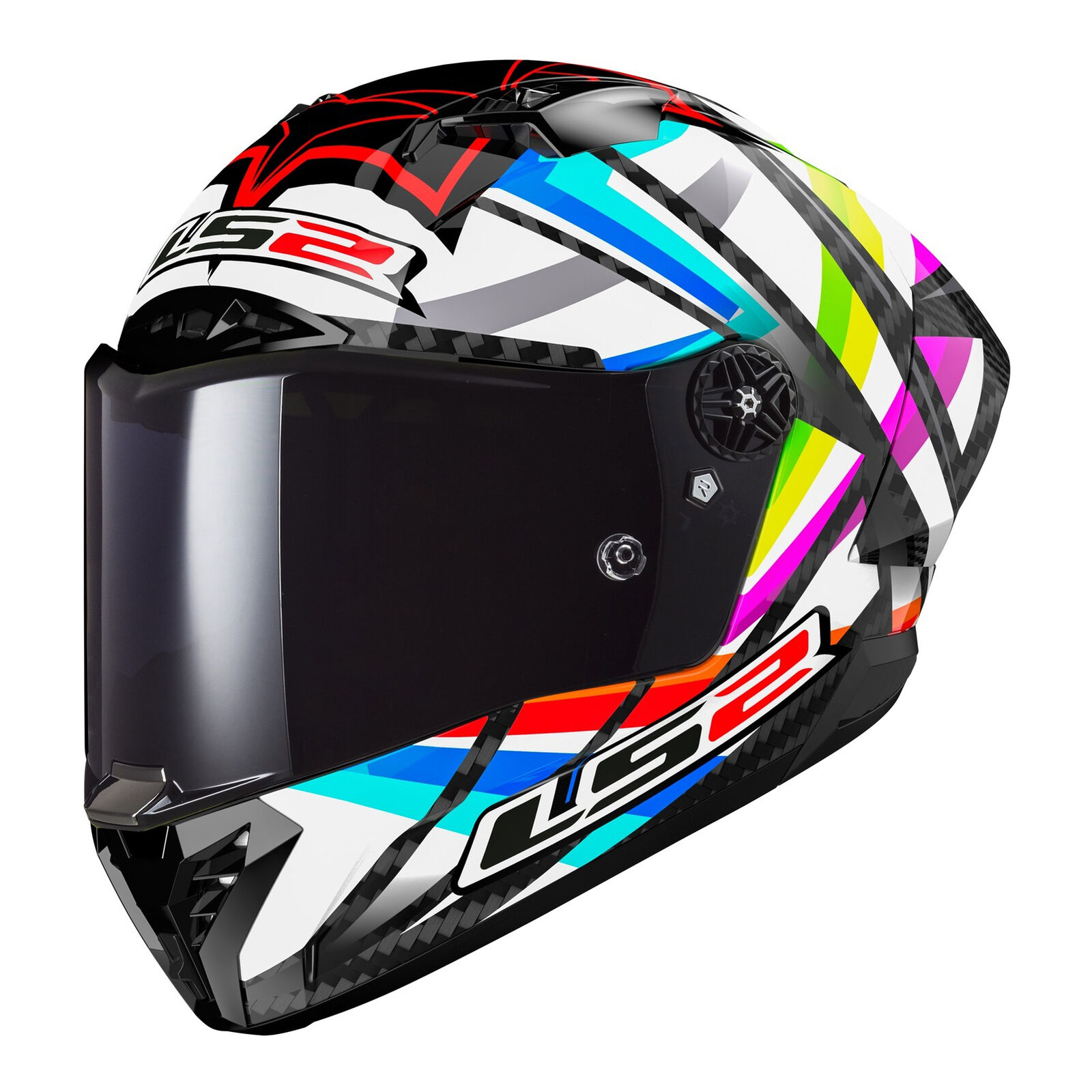 LS2 FF805 GP Pro Thunder FIM Full Face Motorbike Helmet - Flash