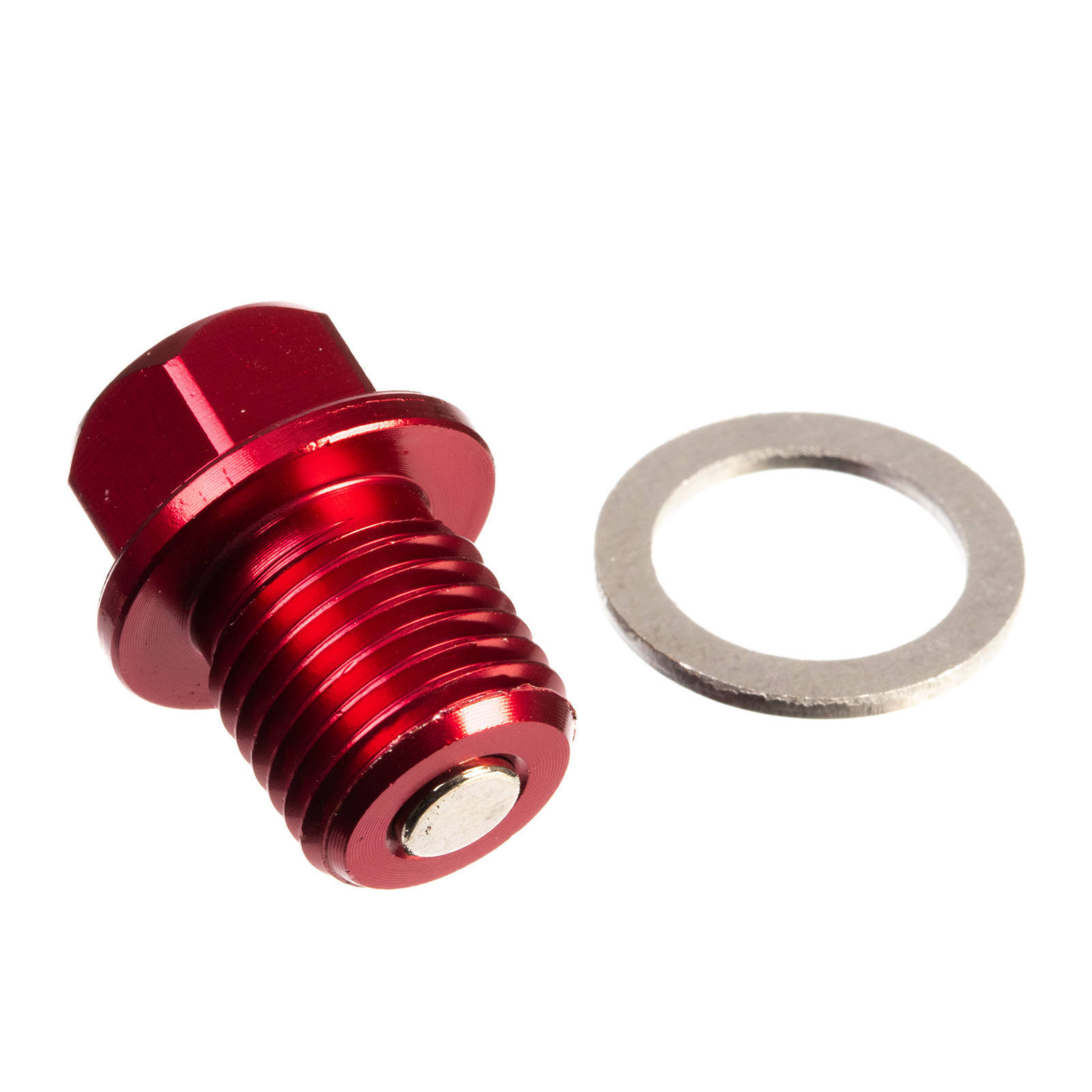 Magnetic Sump Plug M14 x 14 x 1.5 - Red